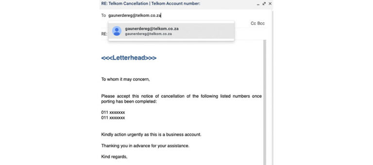 How to cancel a Telkom landline in 3 Steps | United Telecoms